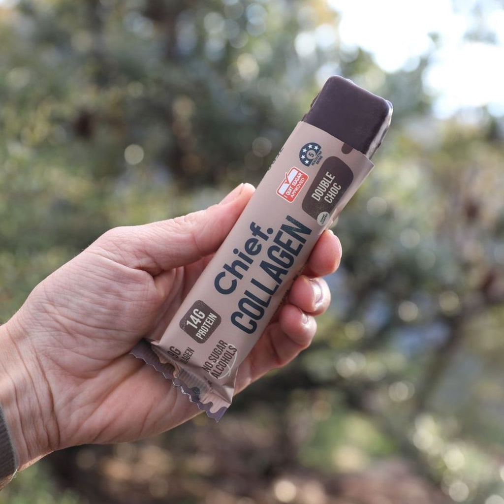 Chief Collagen Protein Double Choc Bar On-line | IE Produce. – ie-produce