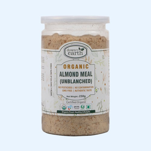 down to earth Almond Meal (Unblanched) with skin Organic 250g On-line ...