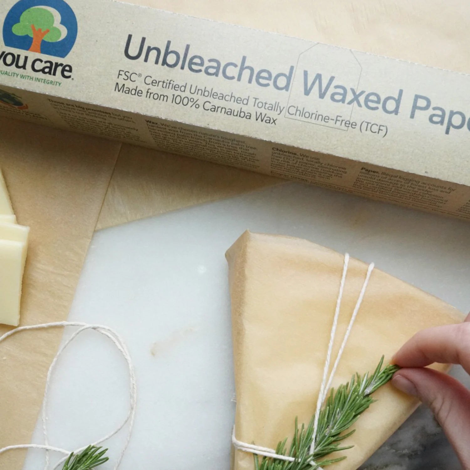 If You Care Unbleached Wax Paper Roll 75 sq ft On-line | IE Produce ...